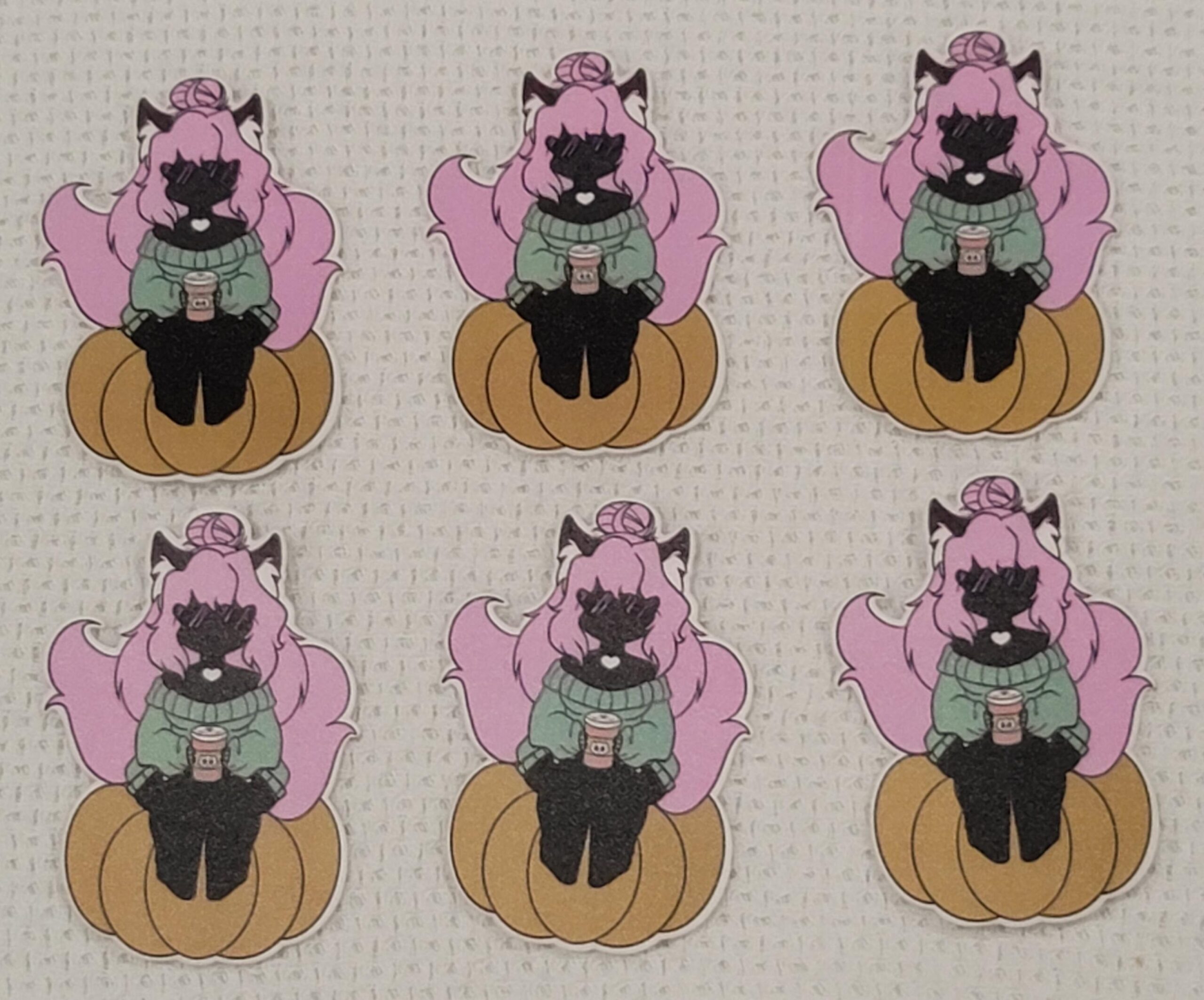 Purrito Nox Spooky Season Stickers - Canis Lupus Designs